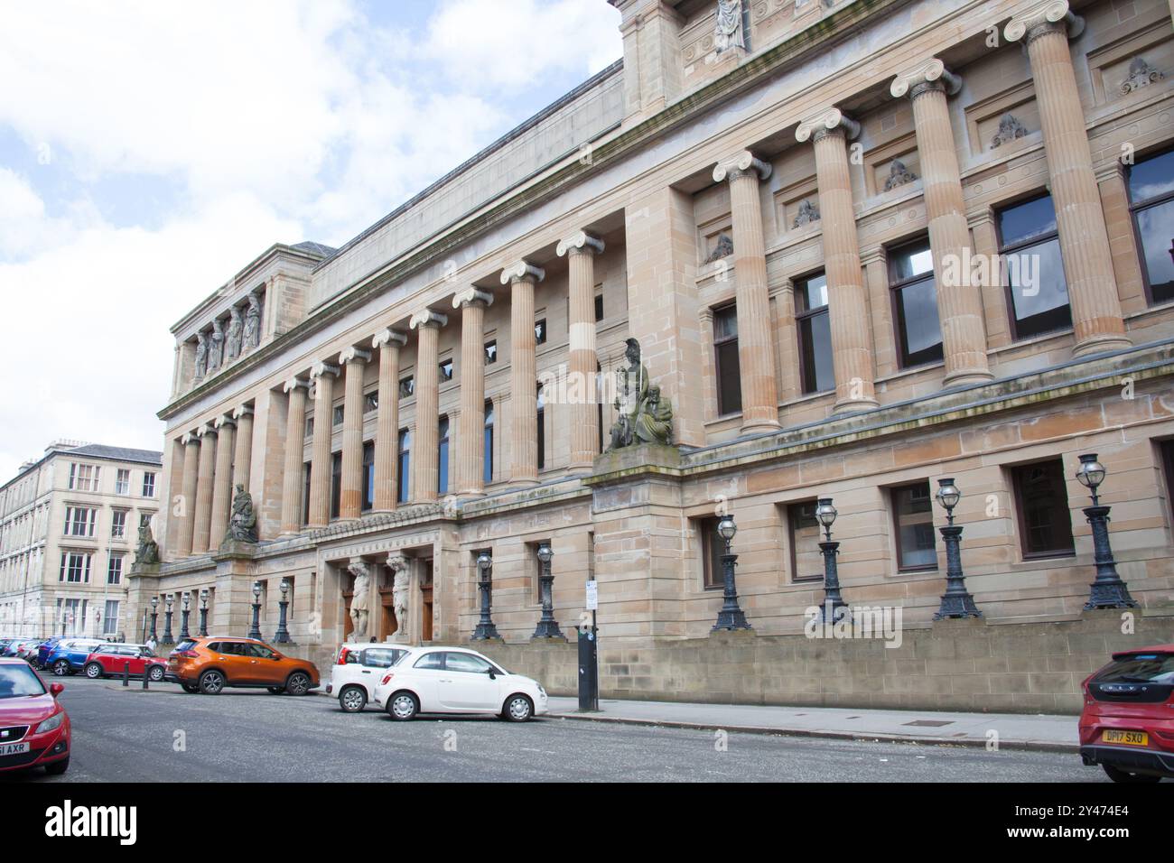 The Mitchell Library in Glasgow, Lanarkshire, Scotland in the UK Stock ...