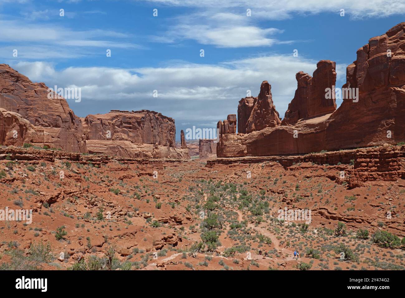 Mountains with sheer walls resembling skyscrapers at the Park Avenue ...