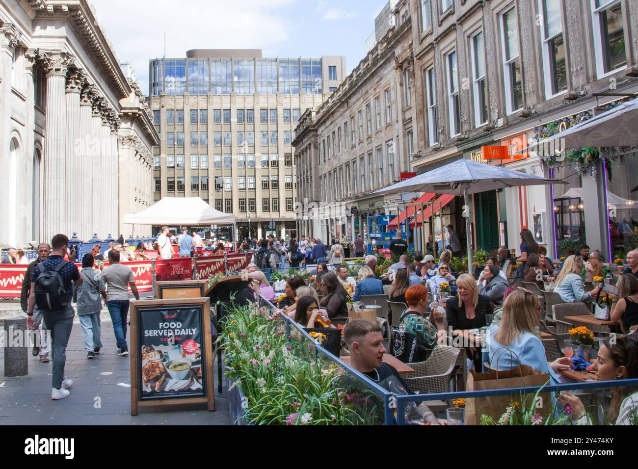 Views of Exchange Place and Merchant City off Buchanan Street in ...