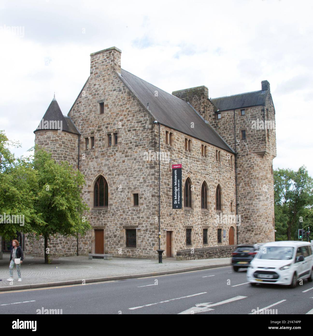 St Mungo Museum by the Cathedral in Glasgow, Scotland in the United ...