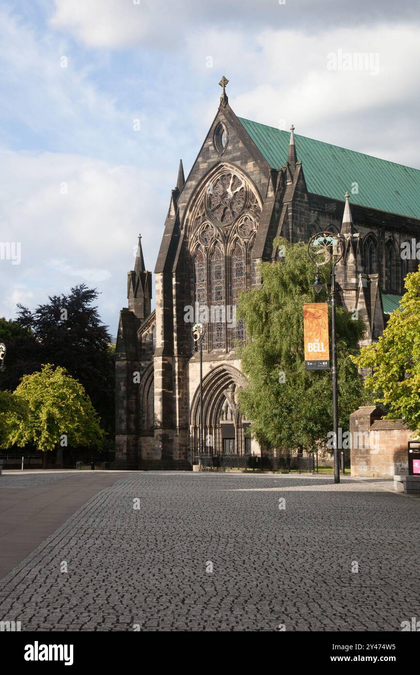 Glasgow Cathedral at Cathedral Square in Glasgow, Scotland in the ...