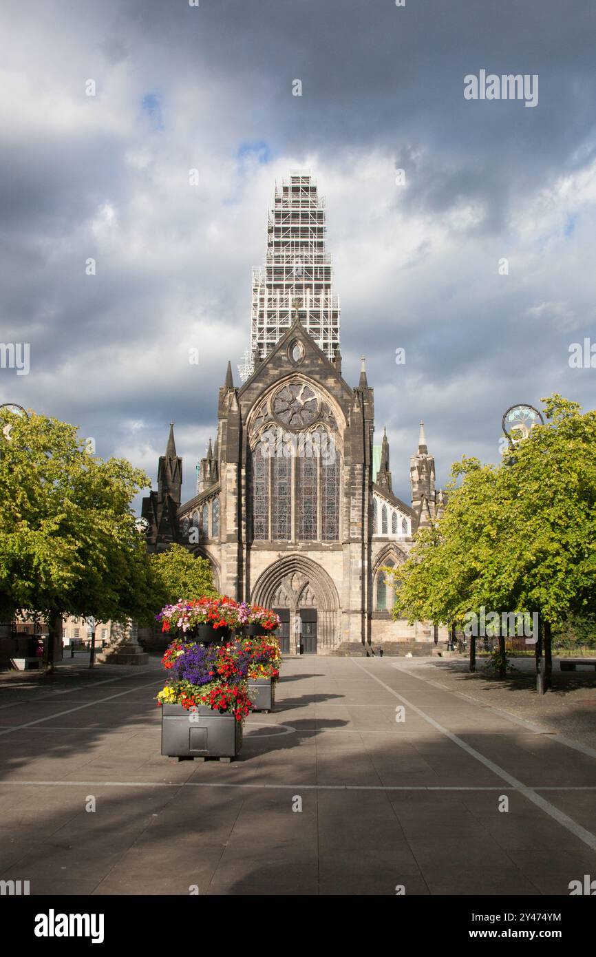 Glasgow Cathedral at Cathedral Square in Glasgow, Scotland in the ...