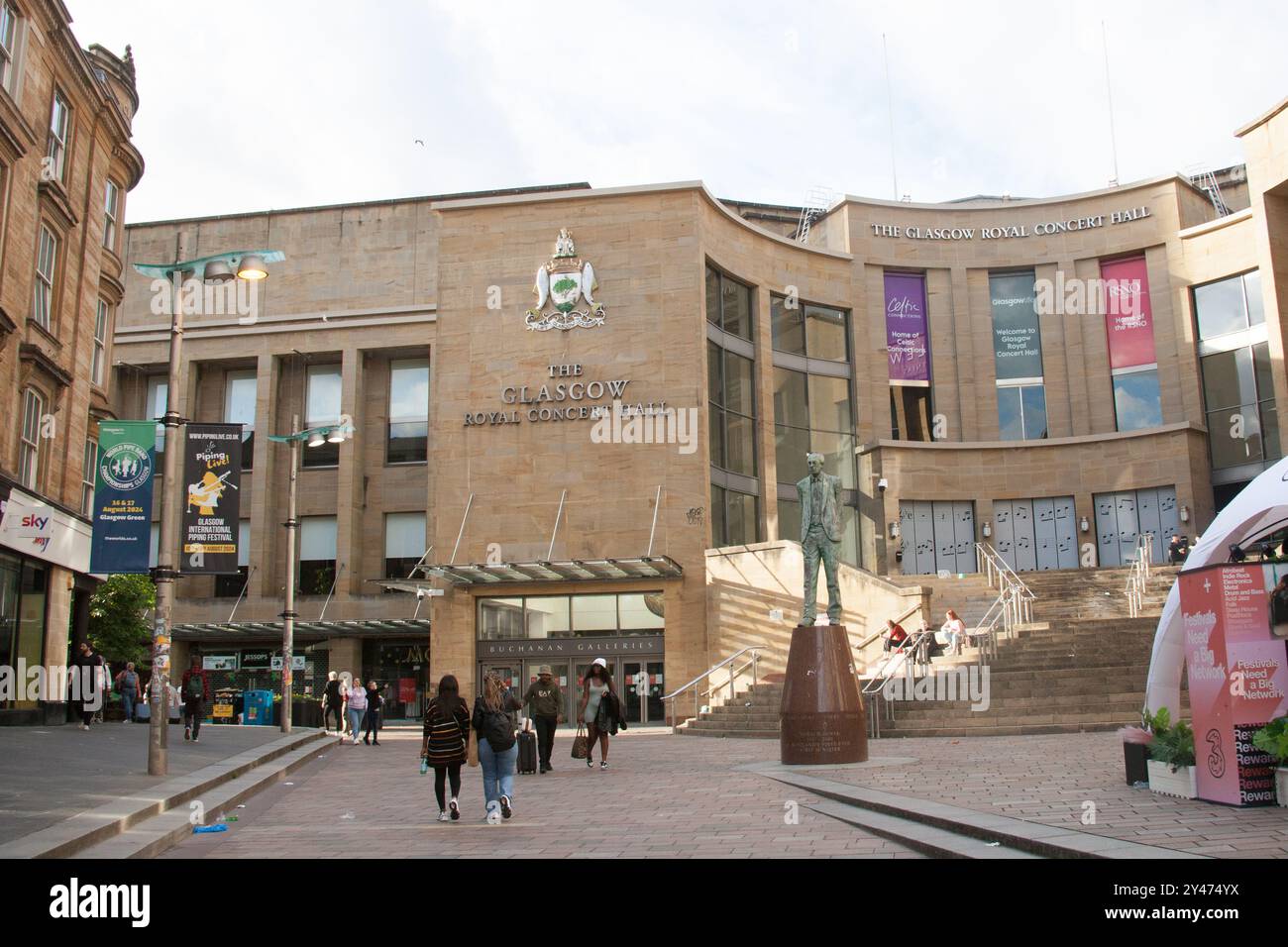 The Glasgow Royal Concert Hall at the Buchanan Galleries in Glasgow ...