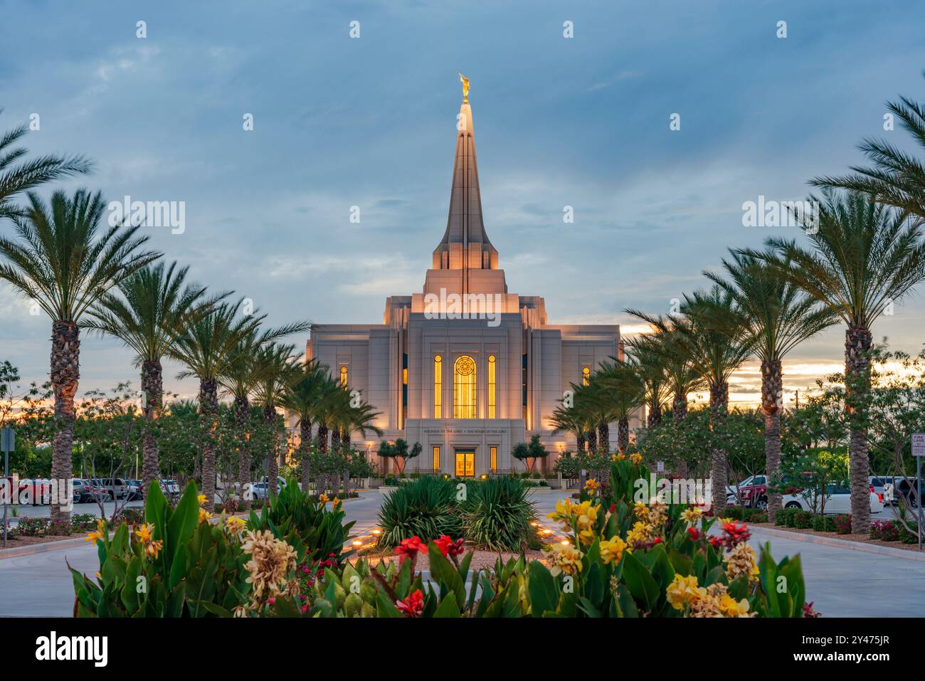 Gilbert Arizona Temple Stock Photo - Alamy