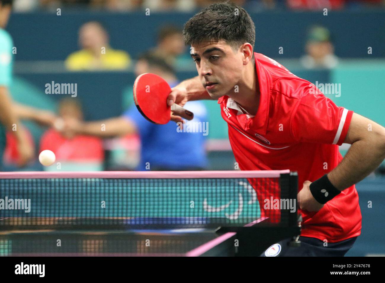Manuel ECHAVEGUREN of Chile in the Para Table Tennis - Men's Singles ...