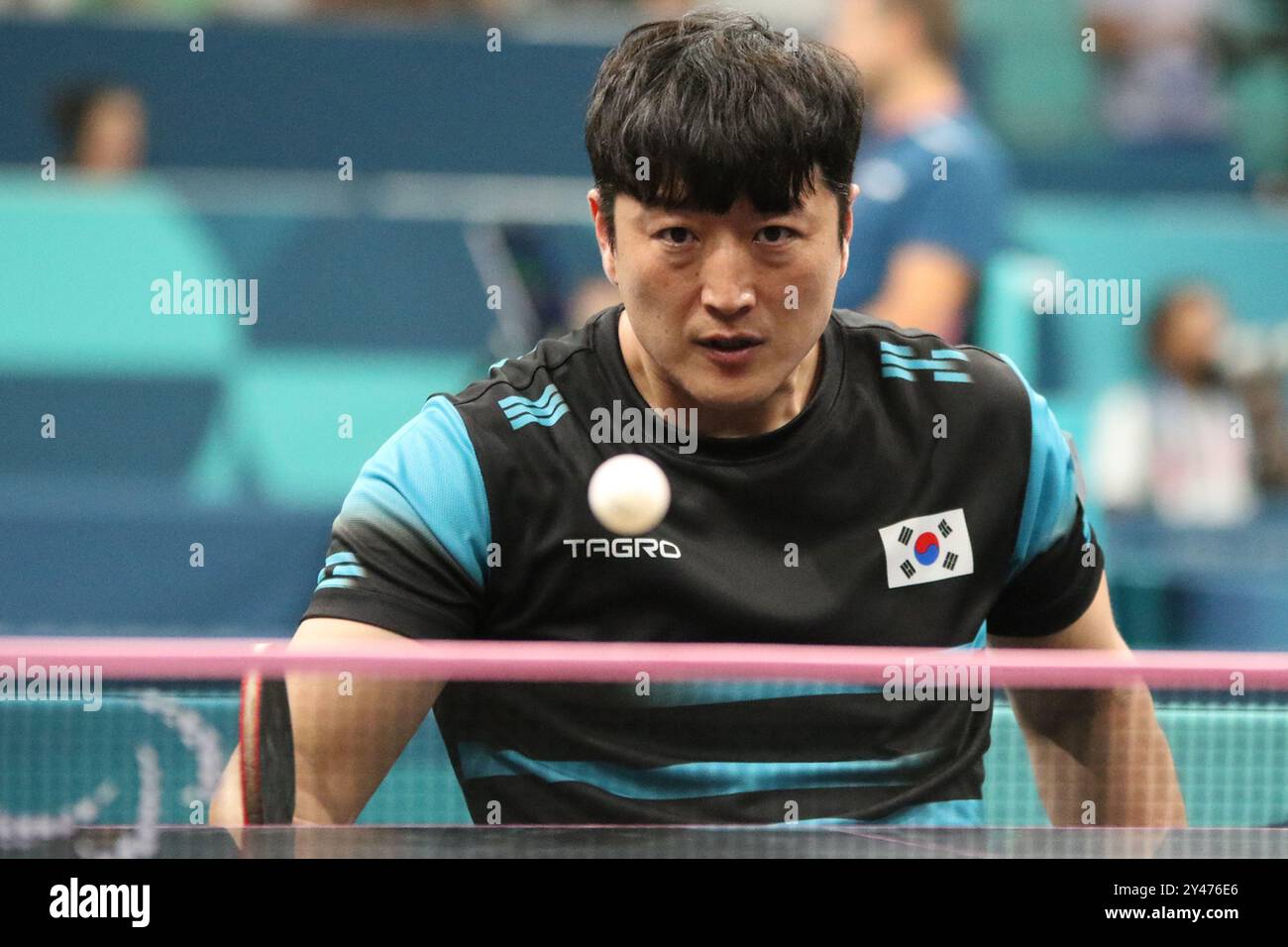 Jung Gil KIM of the Republic of Korea in the Para Table Tennis - Men's ...