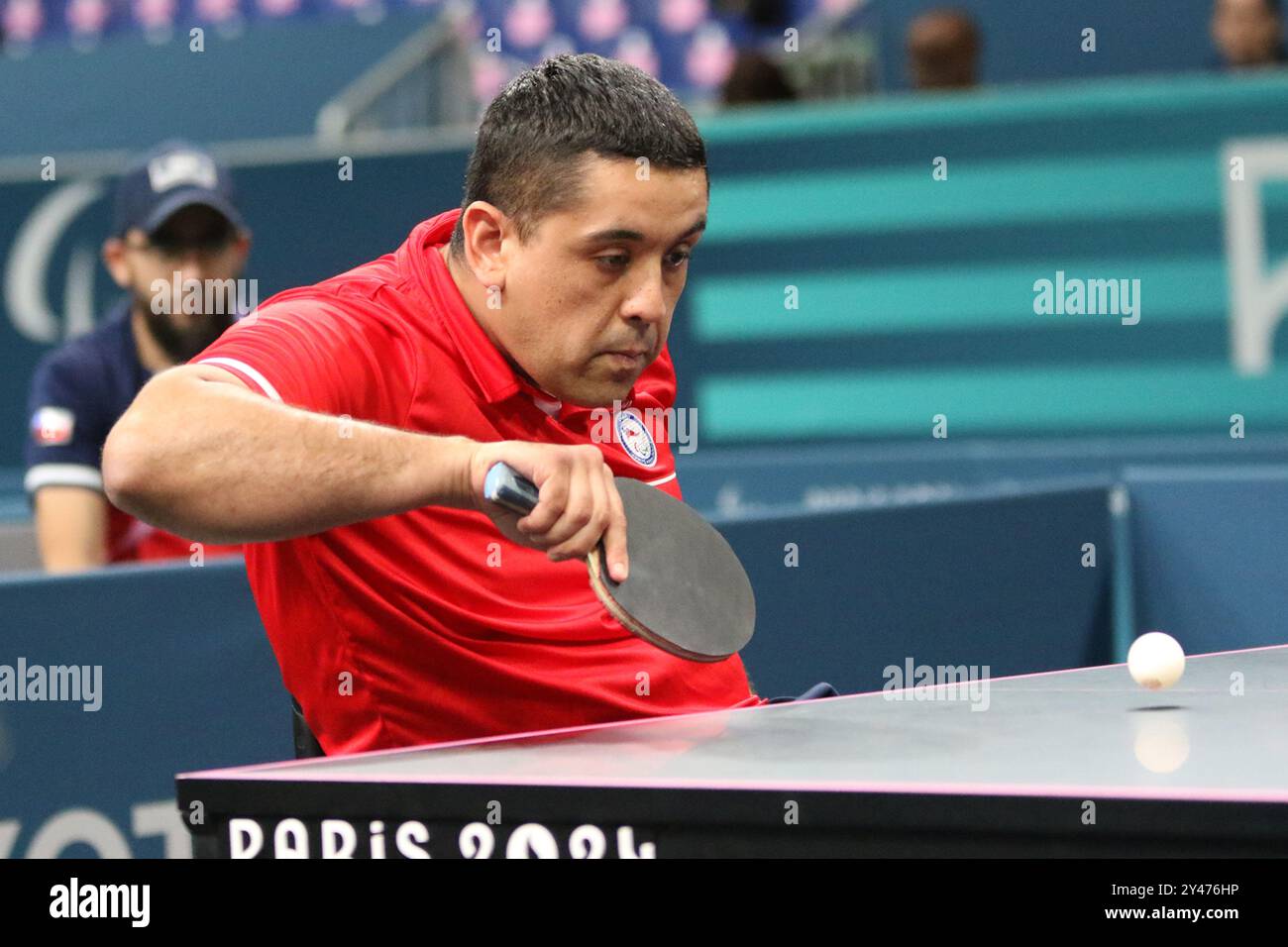 Maximiliano RODRIGUEZ of Chile in the Para Table Tennis - Men's Singles ...