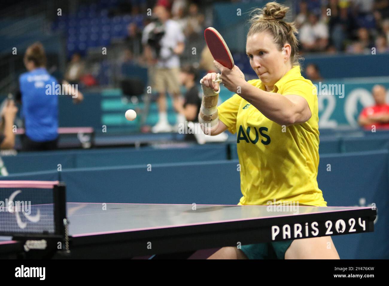 Melissa Tapper of Australia in the Para Table Tennis - Women's Singles ...