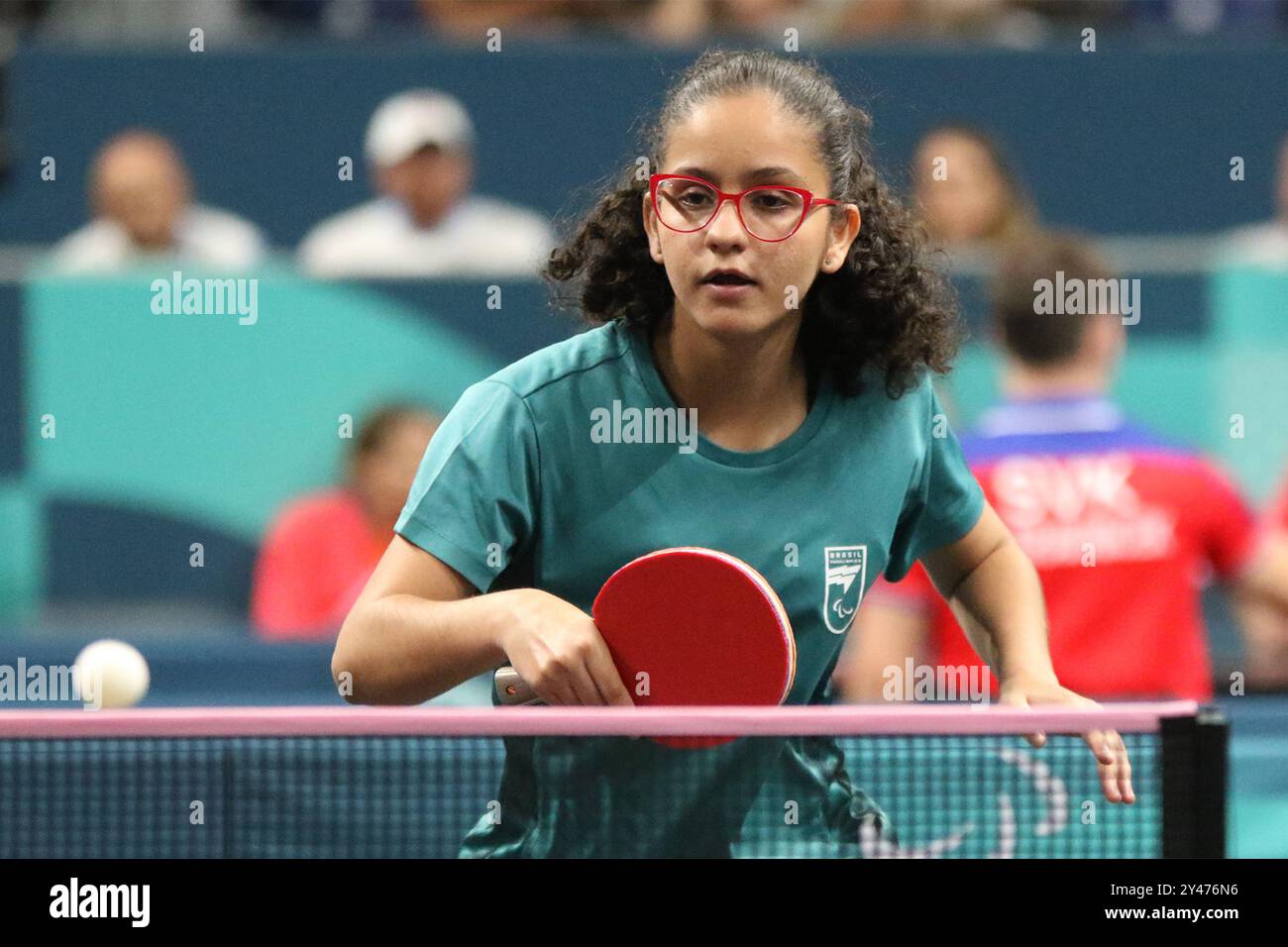 Evellyn SANTOS of Brazil in the Para Table Tennis - Women's Singles ...