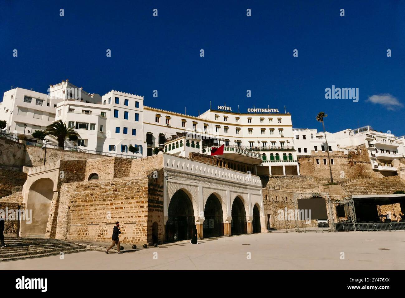 Tangier,Morocco.The old town (medina), enclosed by 15th-century ...