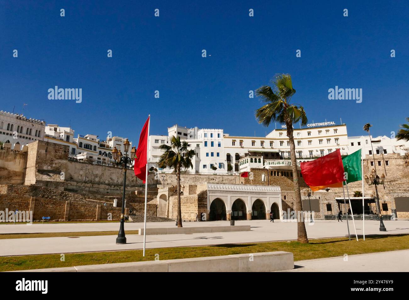 Tangier,Morocco.The old town (medina), enclosed by 15th-century ...