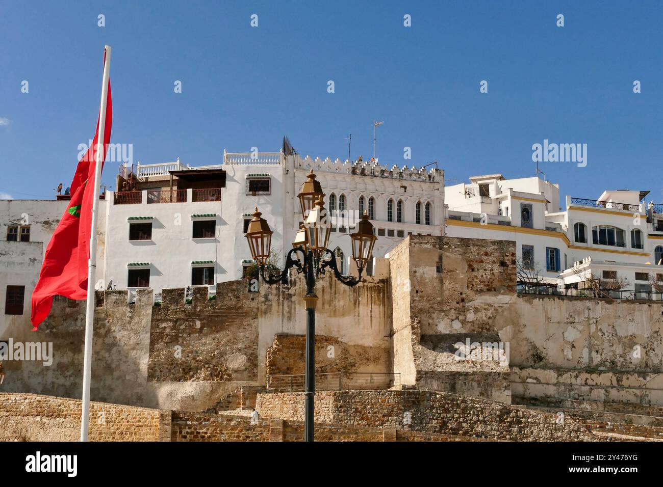 Tangier,Morocco.The old town (medina), enclosed by 15th-century ...