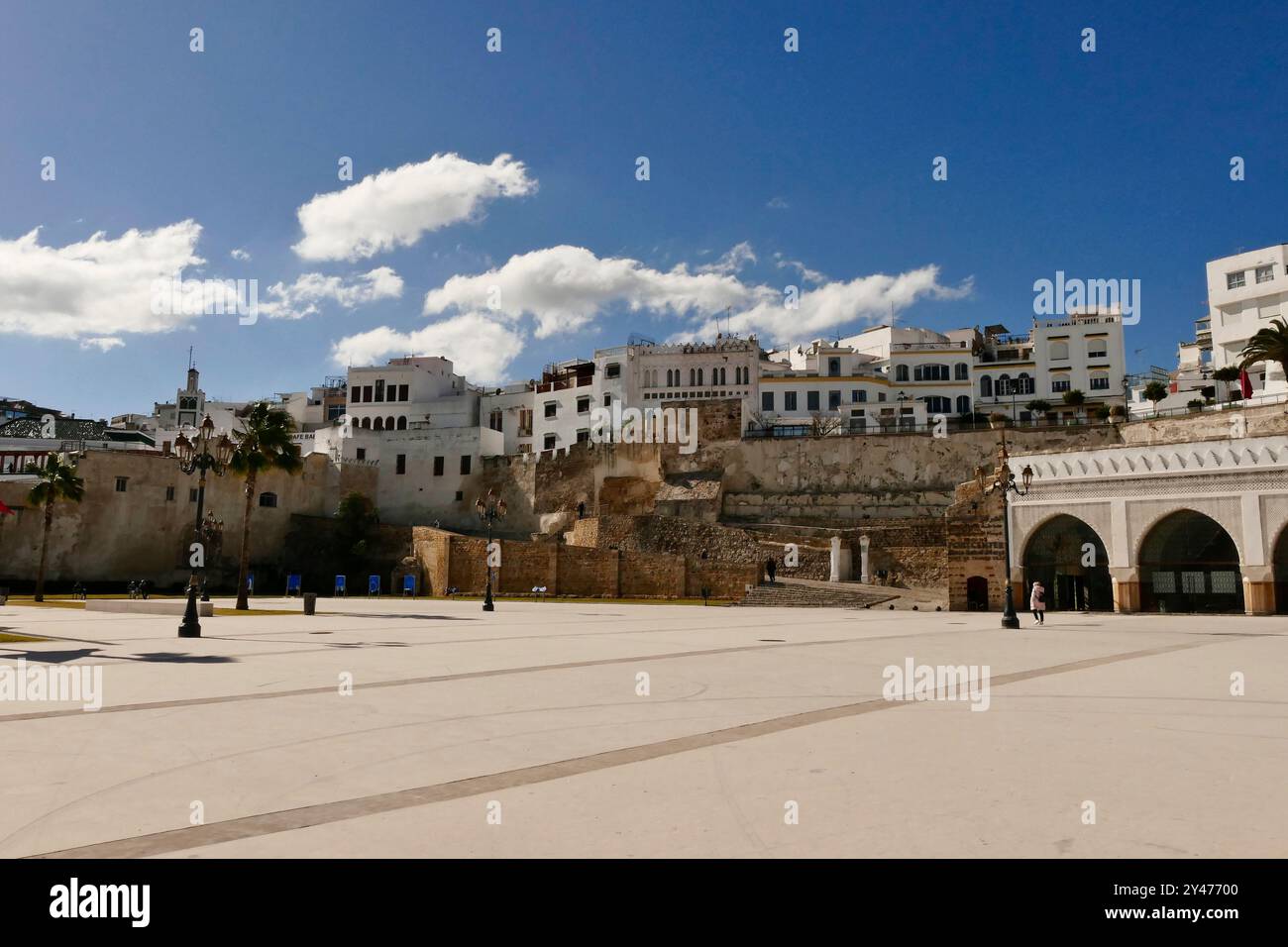 Tangier,Morocco.The old town (medina), enclosed by 15th-century ...