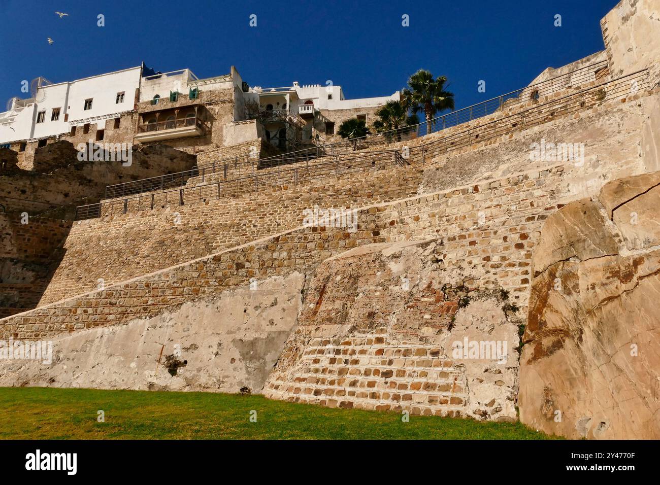 Tangier,Morocco.The old town (medina), enclosed by 15th-century ...