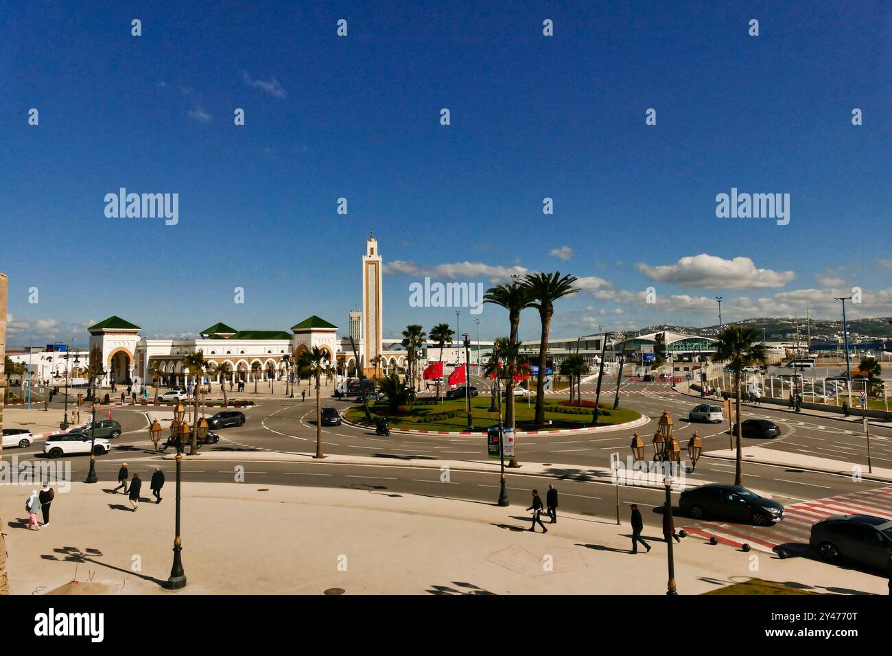 Tangier,Morocco.The old town (medina), enclosed by 15th-century ...
