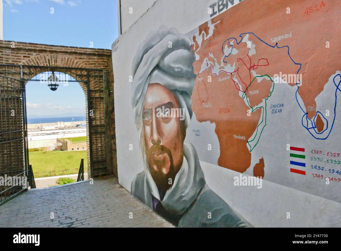 Tangier,Morocco.The old town (medina), enclosed by 15th-century ...