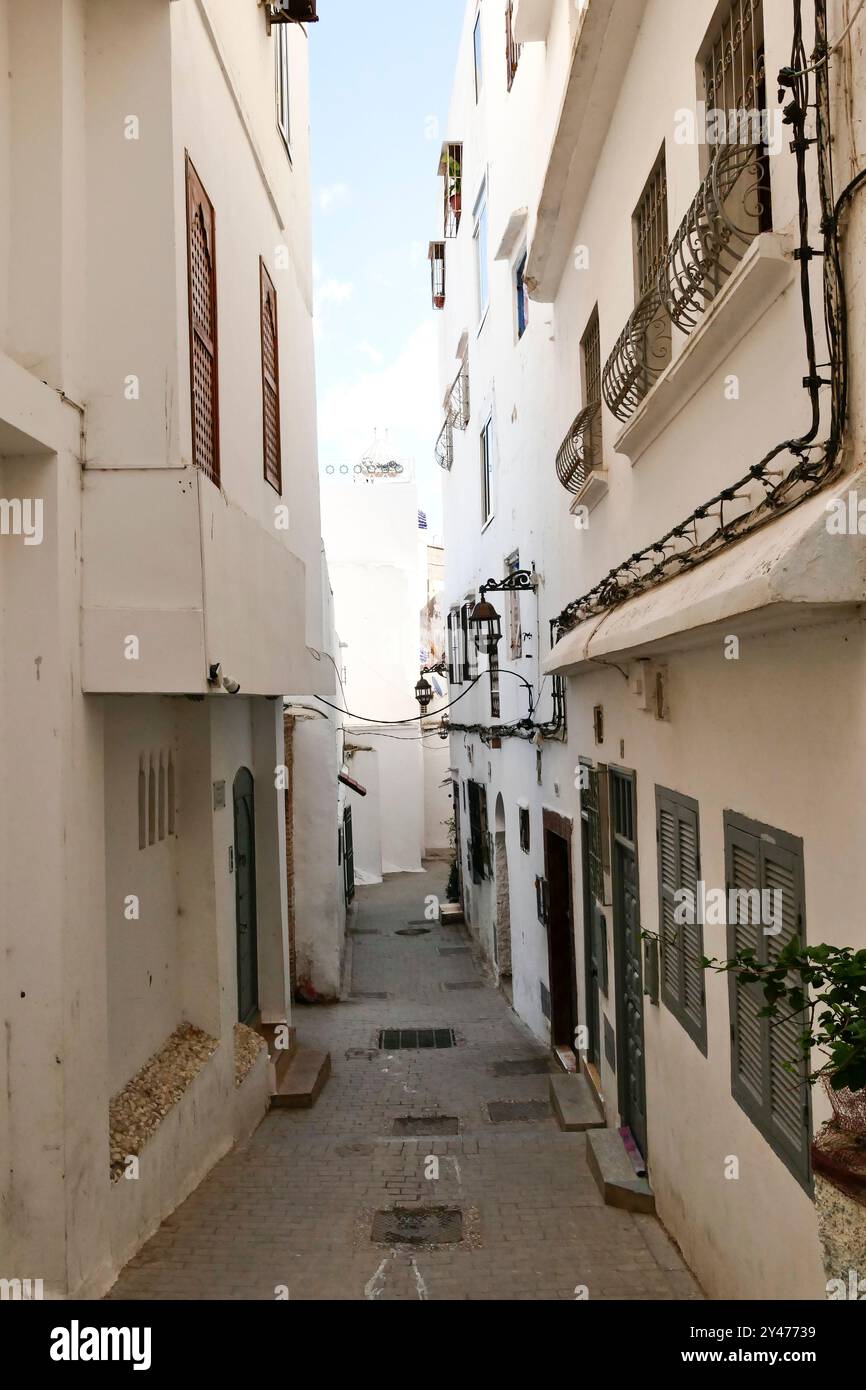 Tangier,Morocco.The old town (medina), enclosed by 15th-century ...