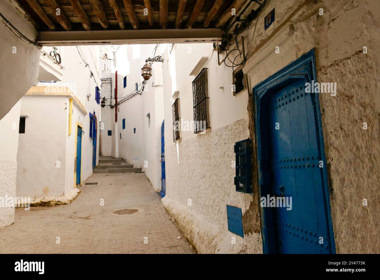 Tangier,Morocco.The old town (medina), enclosed by 15th-century ...