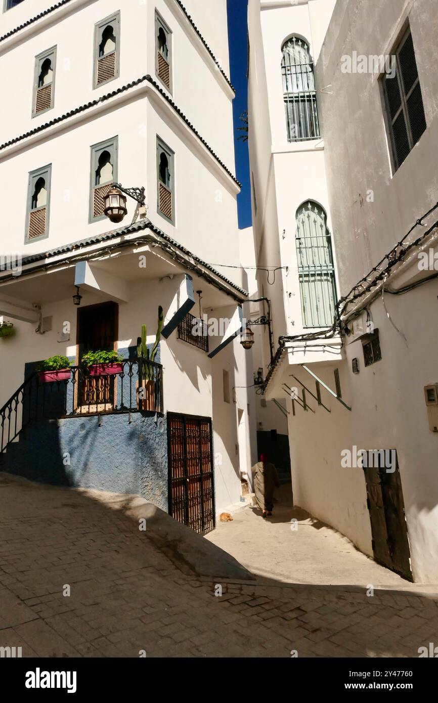 Tangier,Morocco.The old town (medina), enclosed by 15th-century ...