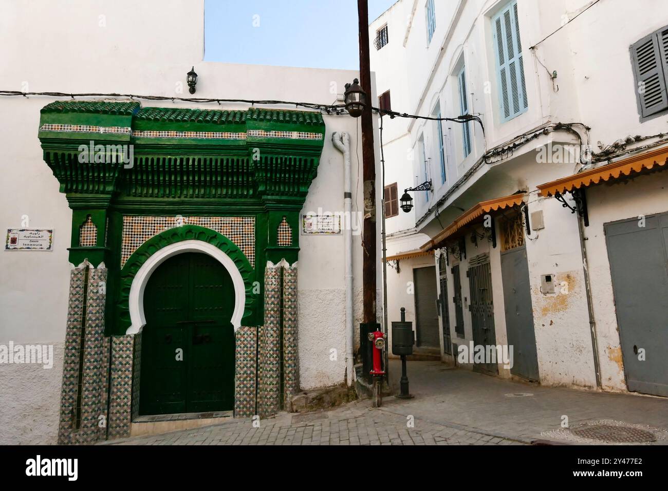 Tangier,Morocco.The old town (medina), enclosed by 15th-century ...