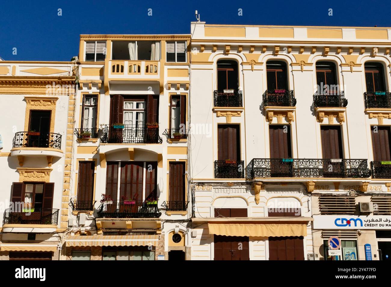 Tangier,Morocco.The old town (medina), enclosed by 15th-century ...
