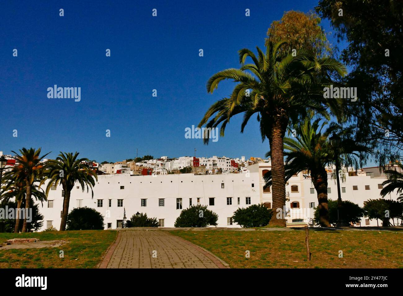 Tangier,Morocco.The old town (medina), enclosed by 15th-century ...