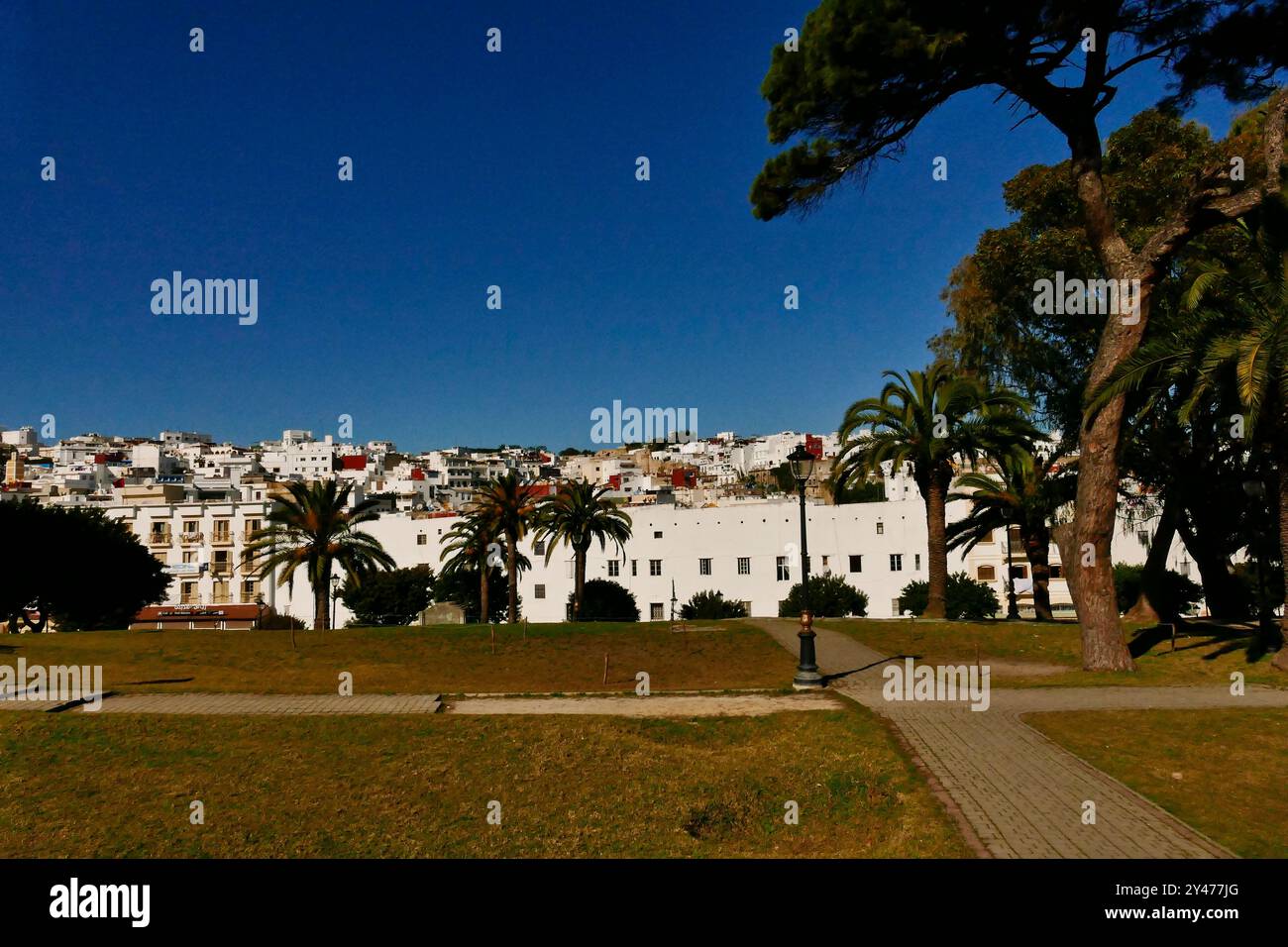 Tangier,Morocco.The old town (medina), enclosed by 15th-century ...