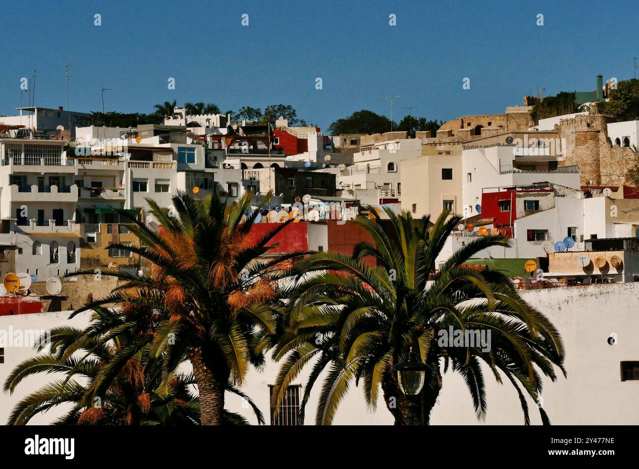 Tangier,Morocco.The old town (medina), enclosed by 15th-century ...