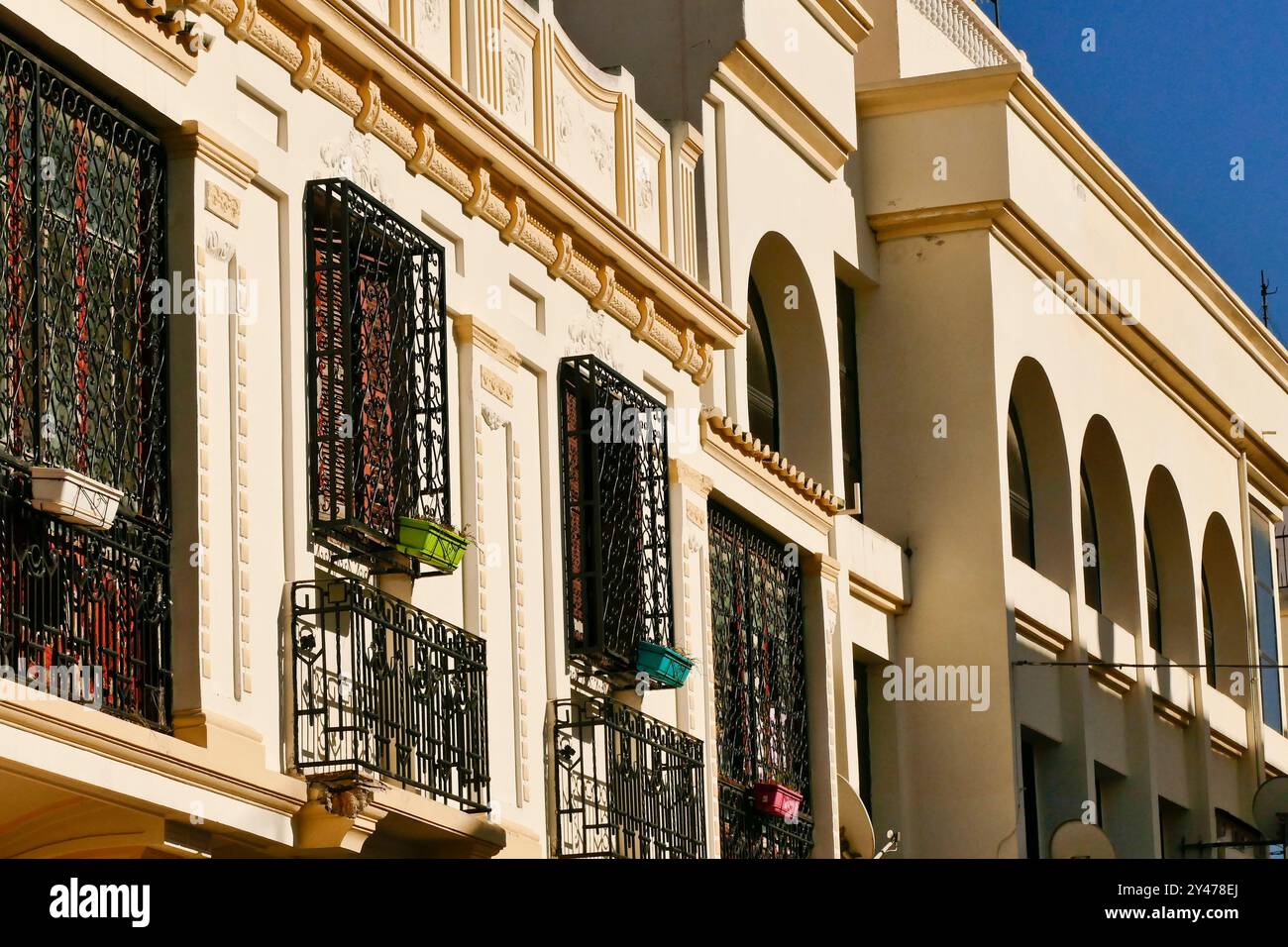 Tangier,Morocco.The old town (medina), enclosed by 15th-century ...
