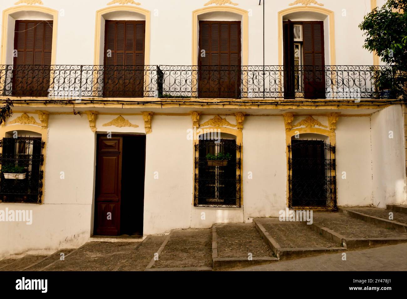 Tangier,Morocco.The old town (medina), enclosed by 15th-century ...