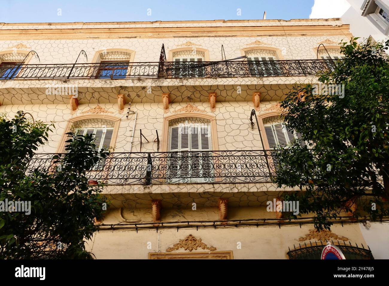 Tangier,Morocco.The old town (medina), enclosed by 15th-century ...