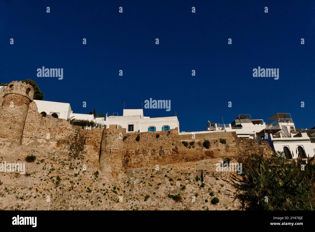 Tangier,Morocco.The old town (medina), enclosed by 15th-century ...