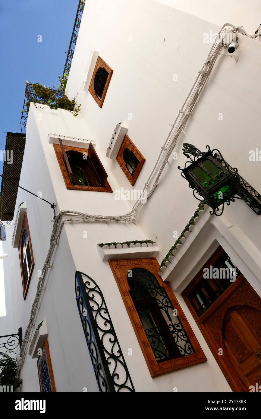 Tangier,Morocco.The old town (medina), enclosed by 15th-century ...
