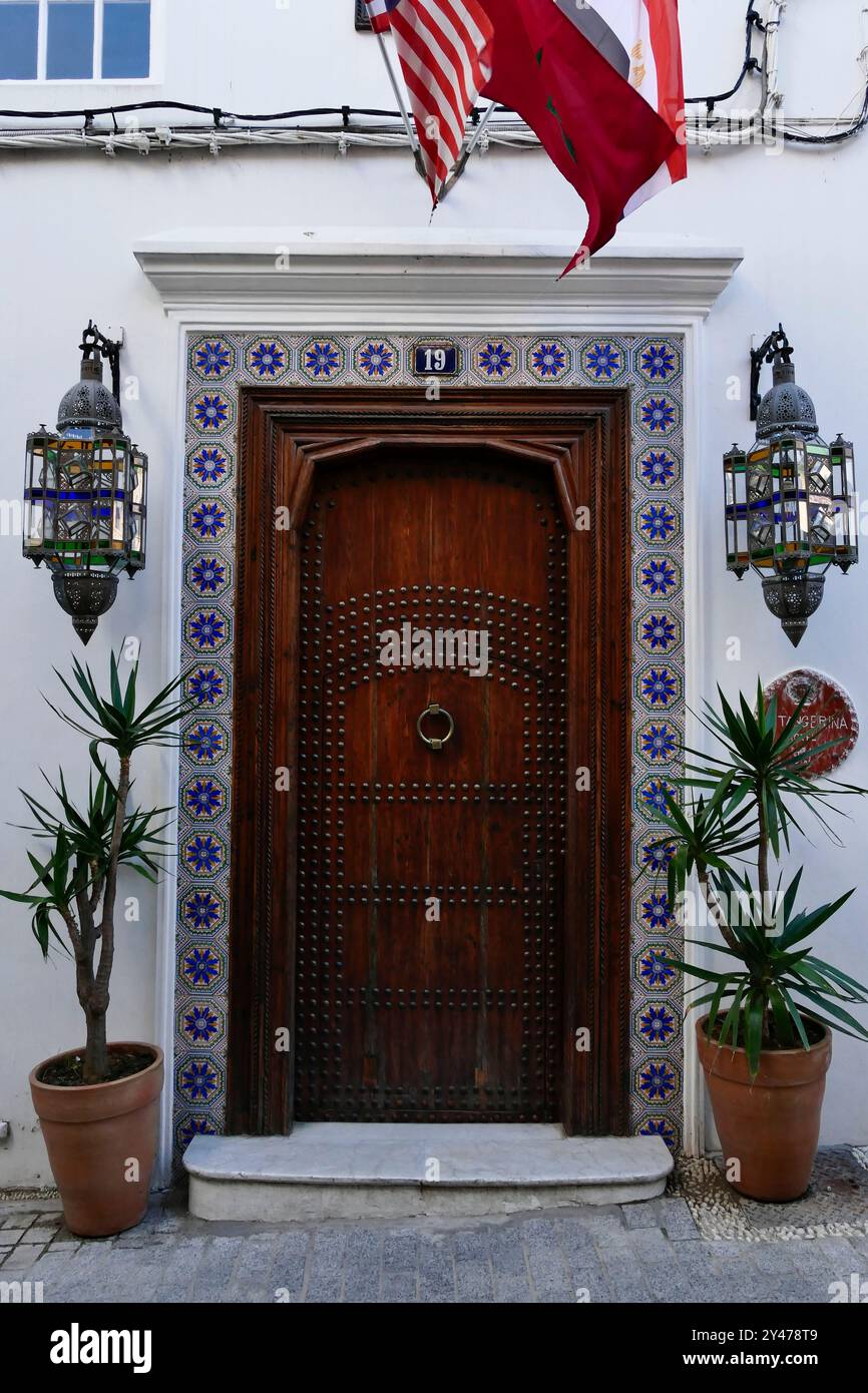 Tangier,Morocco.The old town (medina), enclosed by 15th-century ...