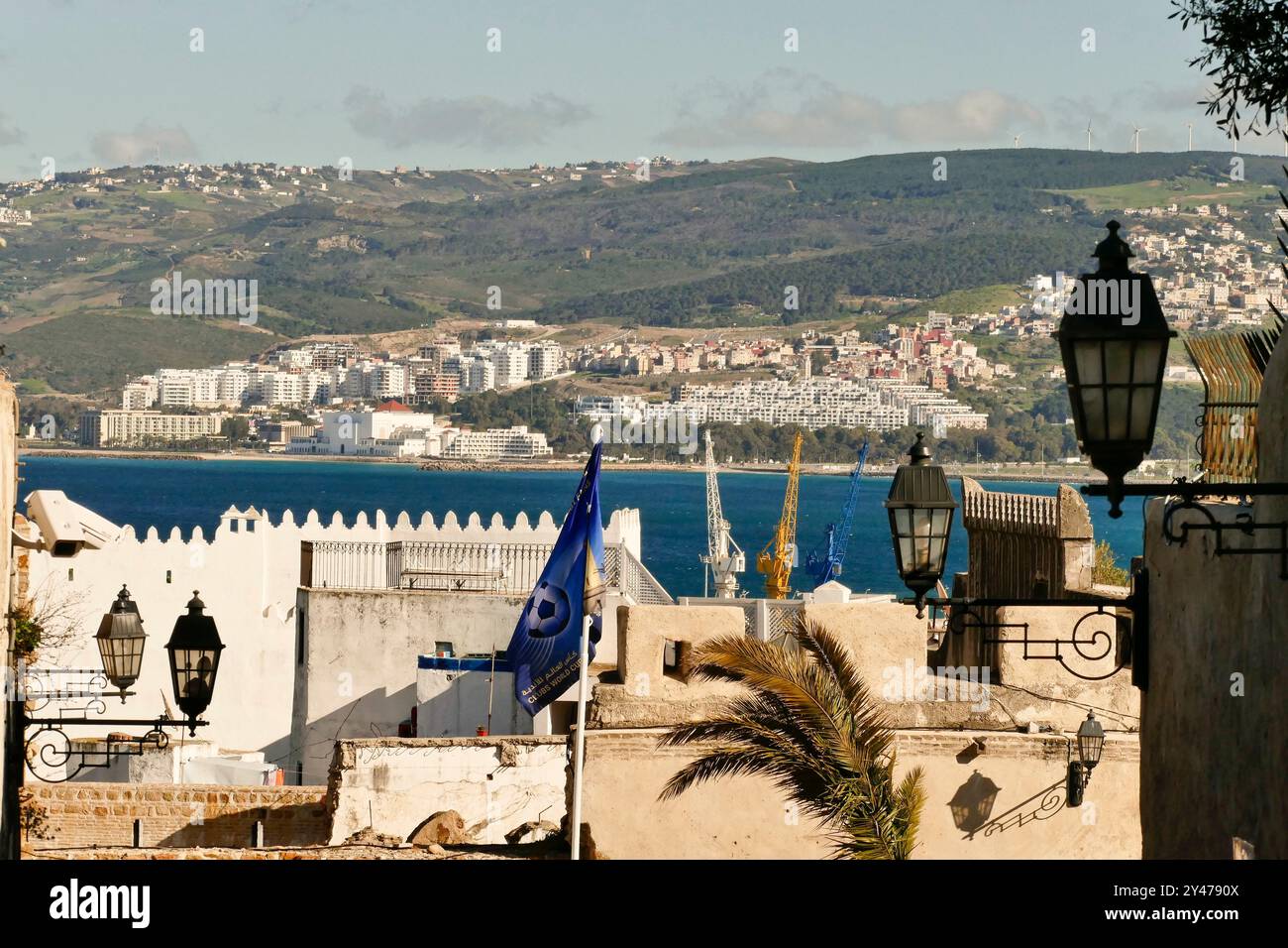 Tangier,Morocco.The old town (medina), enclosed by 15th-century ...