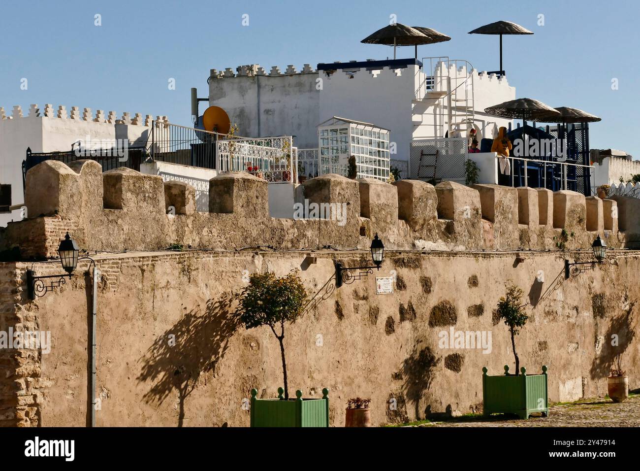 Tangier,Morocco.The old town (medina), enclosed by 15th-century ...