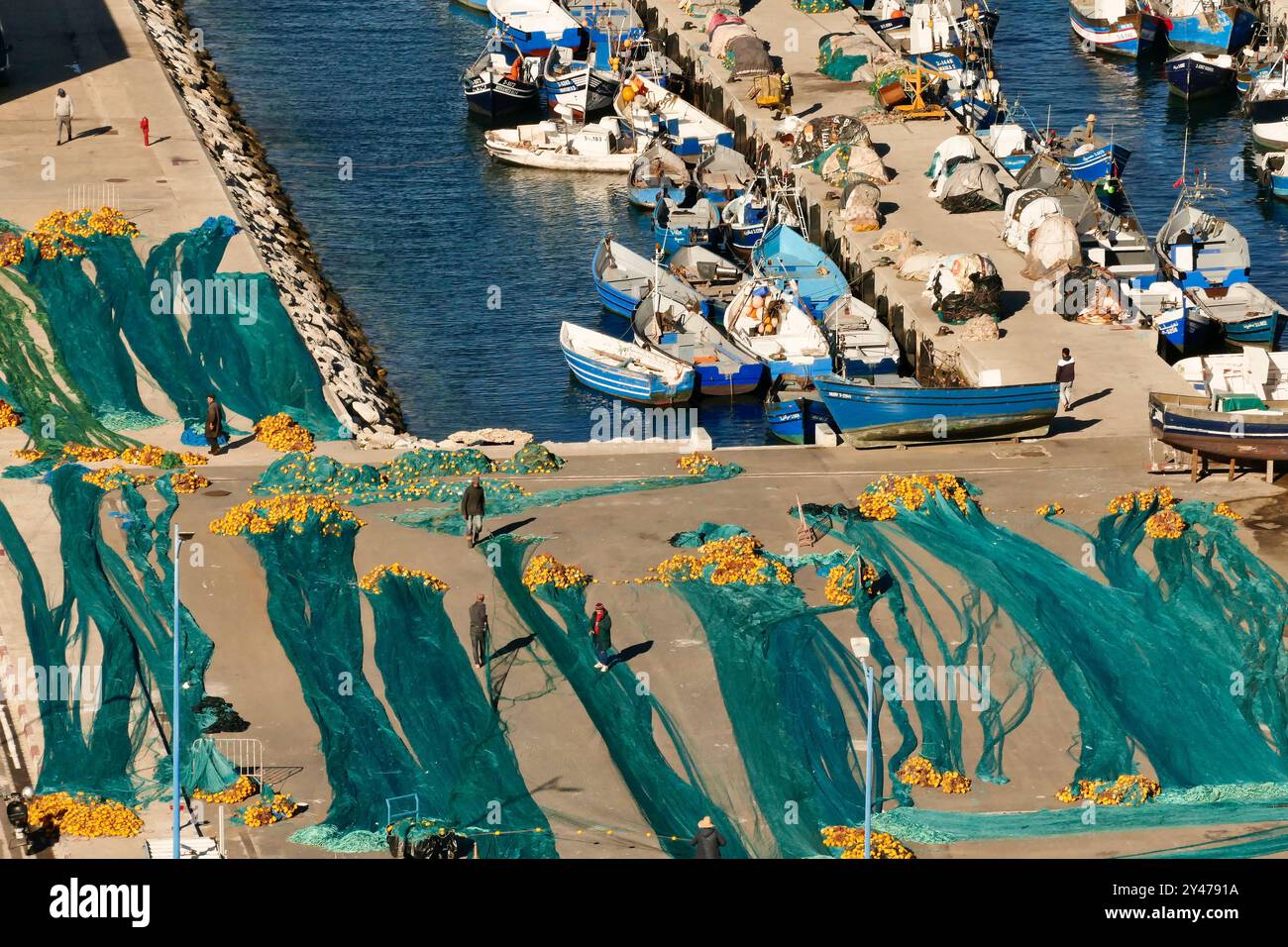 Tangier,Morocco.The old town (medina), enclosed by 15th-century ...