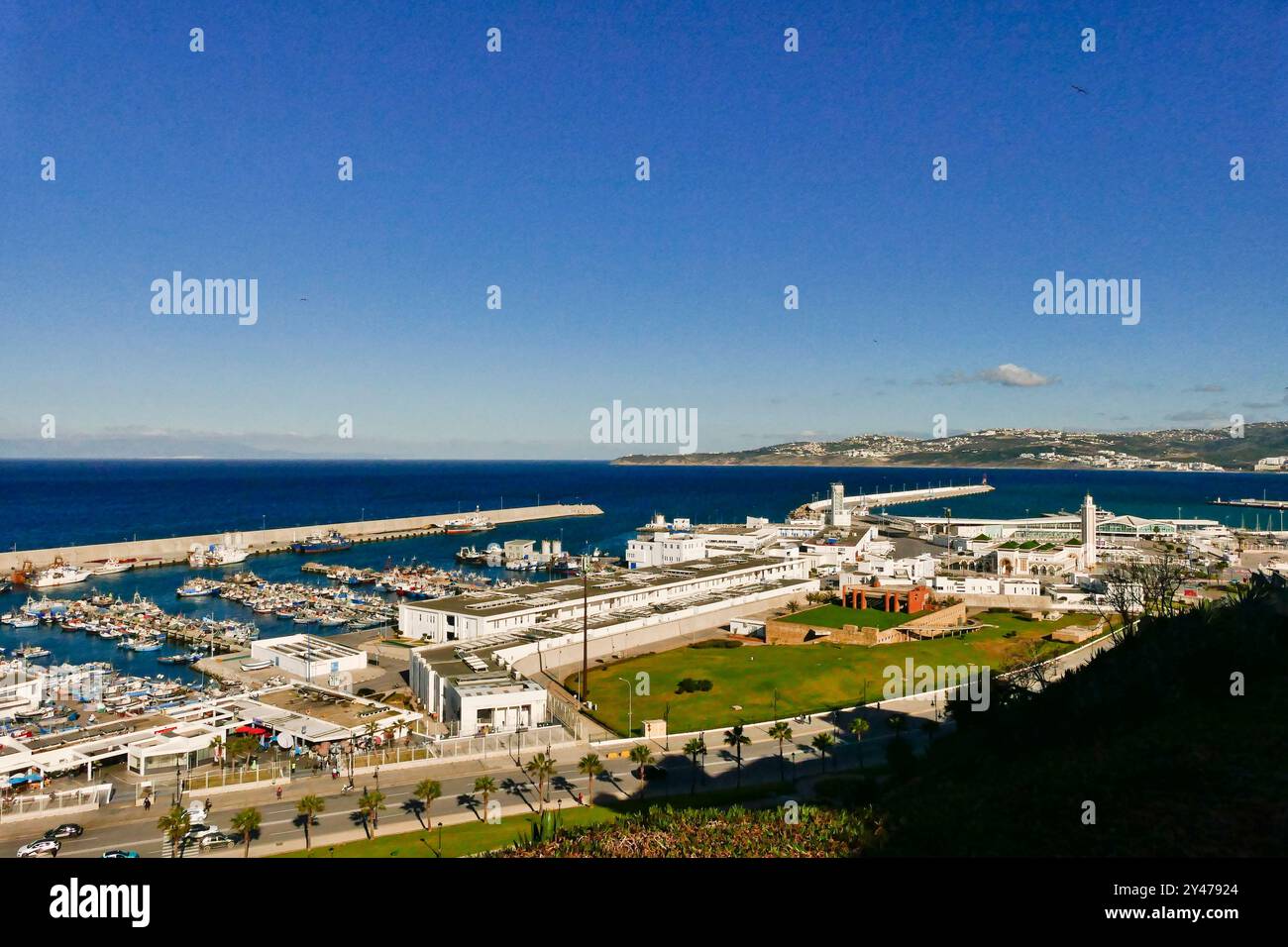 Tangier,Morocco.The old town (medina), enclosed by 15th-century ...