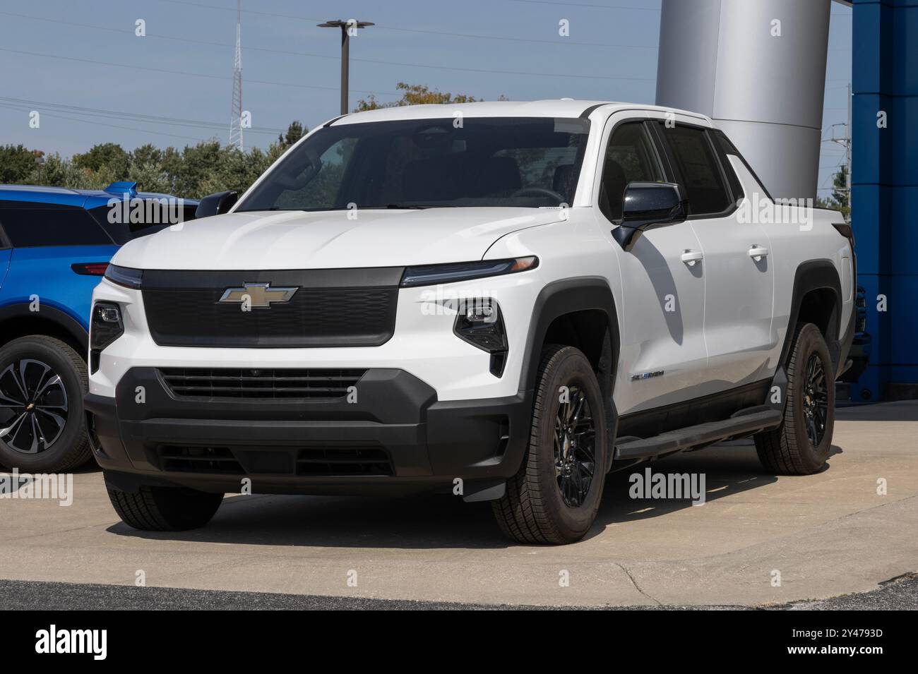 Avon - September 15, 2024: Chevrolet Silverado EV 4WT Electric Pickup ...