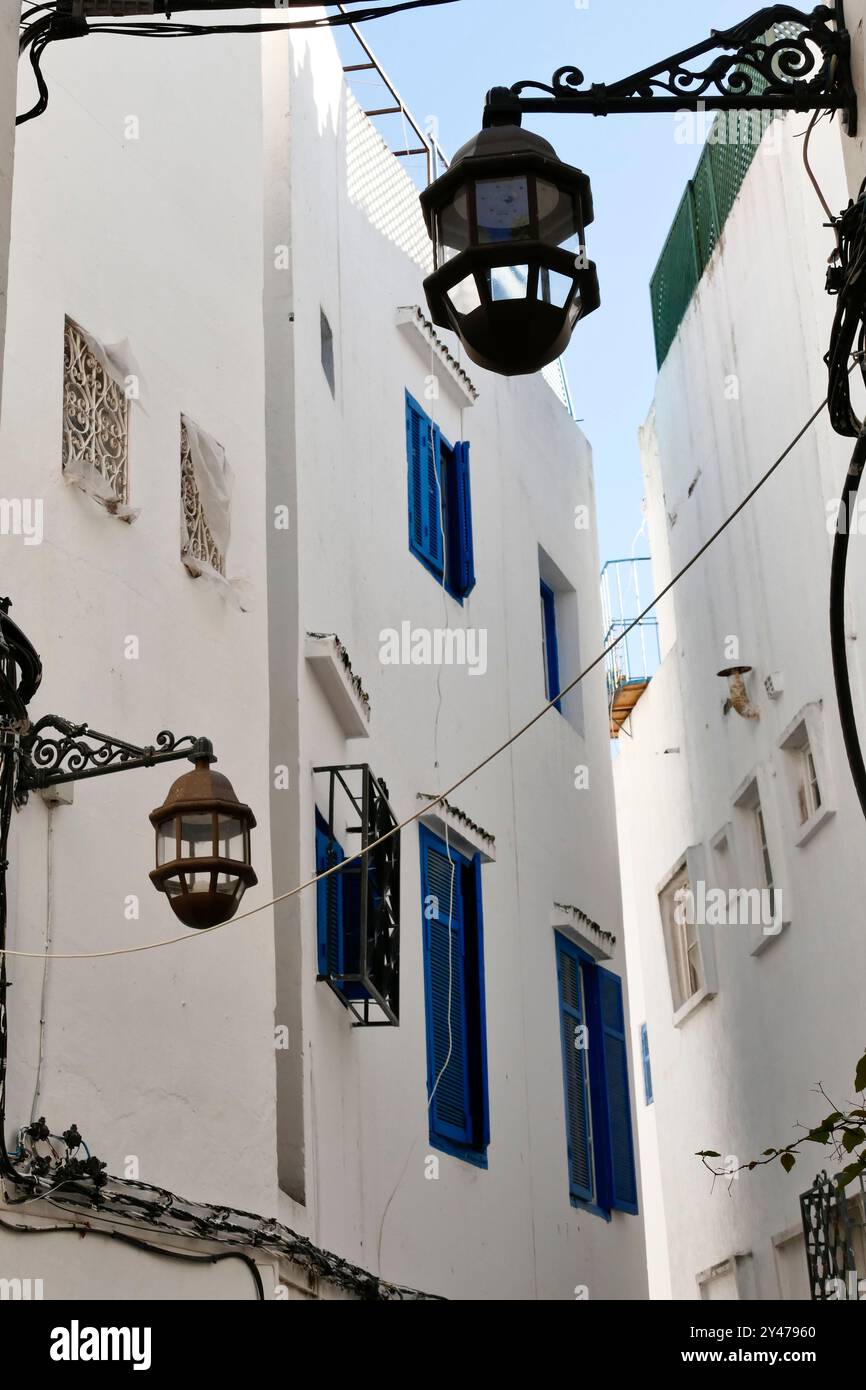 Tangier,Morocco.The old town (medina), enclosed by 15th-century ...