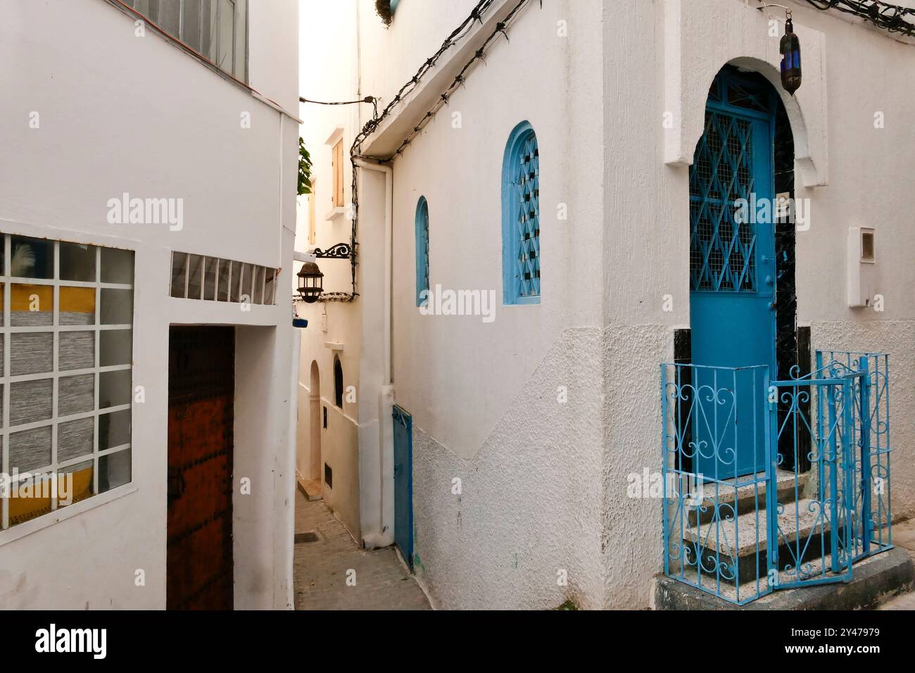 Tangier,Morocco.The old town (medina), enclosed by 15th-century ...
