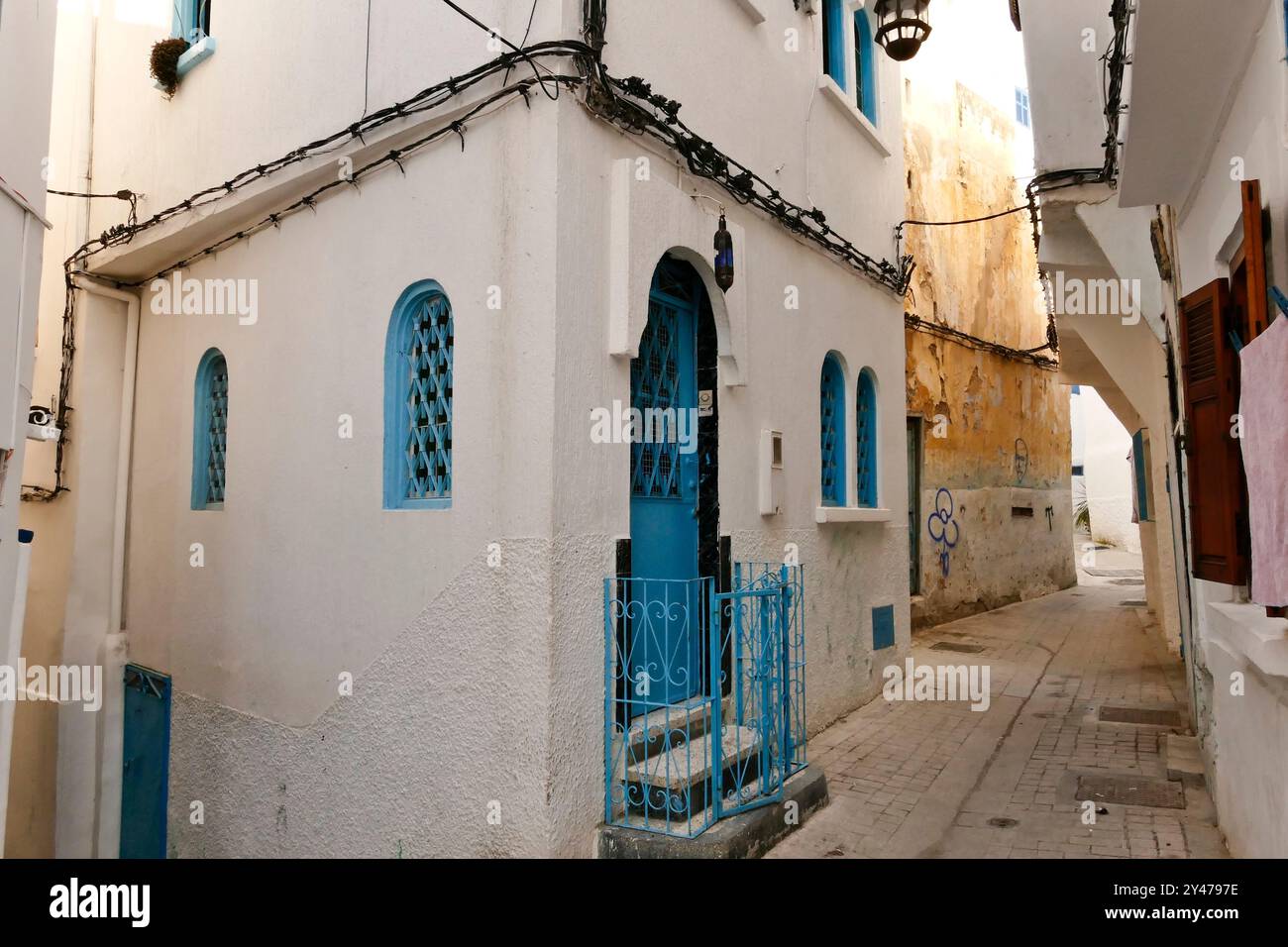 Tangier,Morocco.The old town (medina), enclosed by 15th-century ...