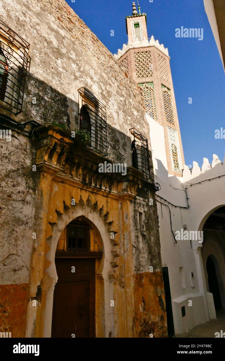 Tangier,Morocco.The old town (medina), enclosed by 15th-century ...