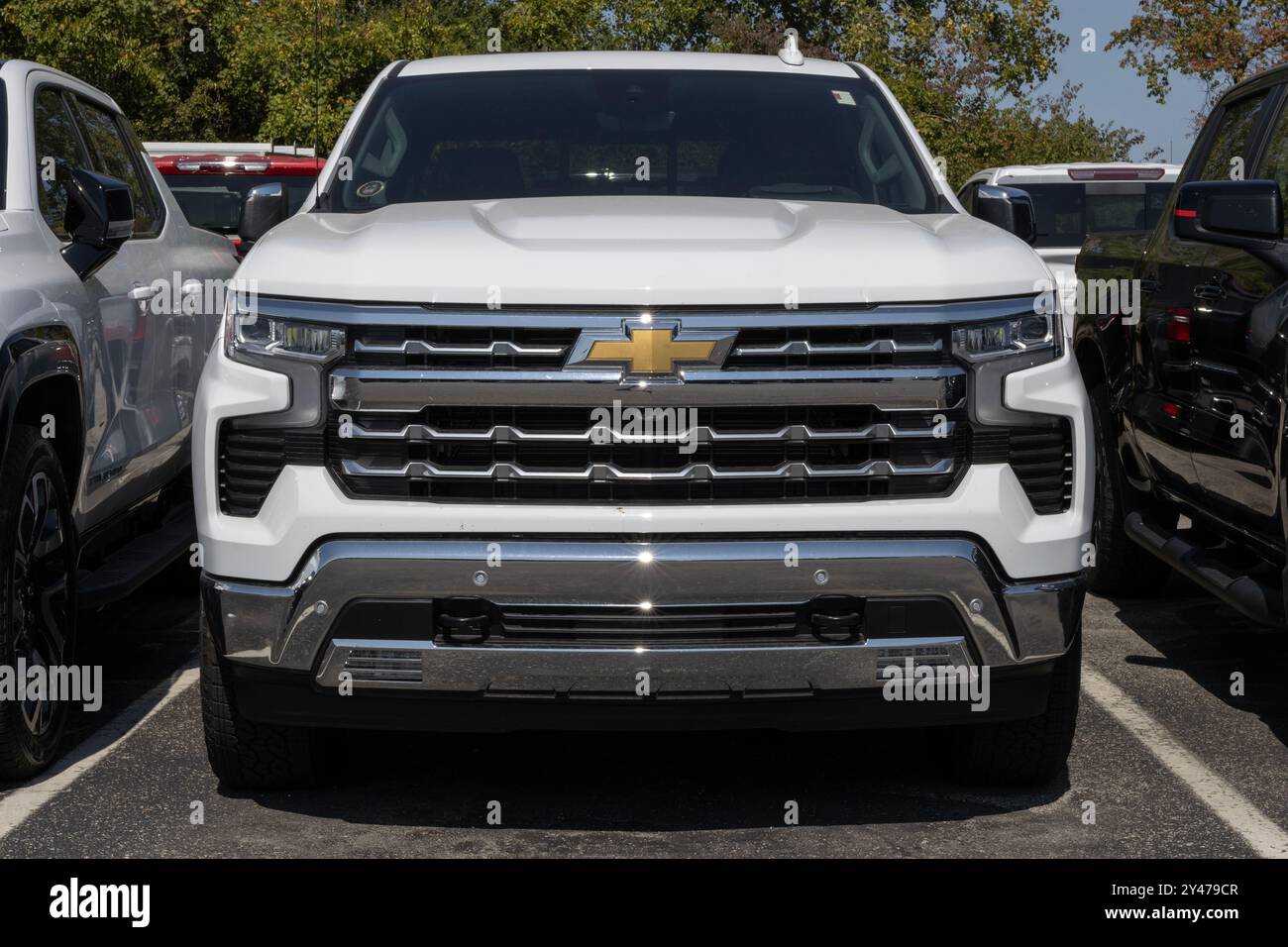 Plainfield - September 15, 2024: Chevrolet Silverado 1500 Crew LTZ 4WD ...