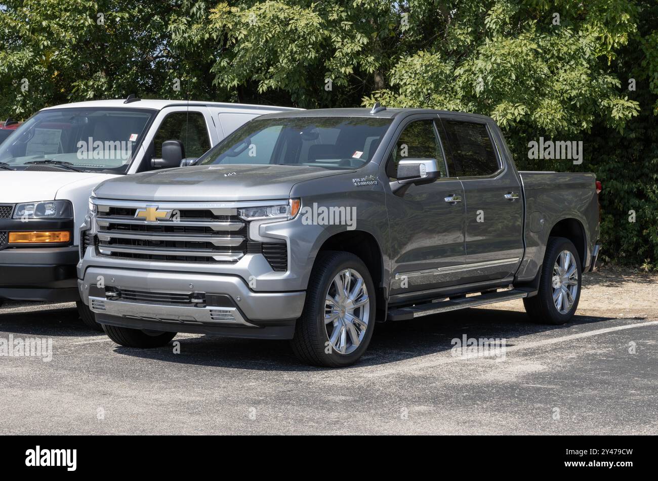 Plainfield - September 15, 2024: Chevrolet Silverado 1500 Crew High ...