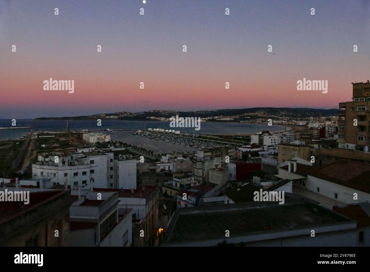 Tangier,Morocco.The old town (medina), enclosed by 15th-century ...
