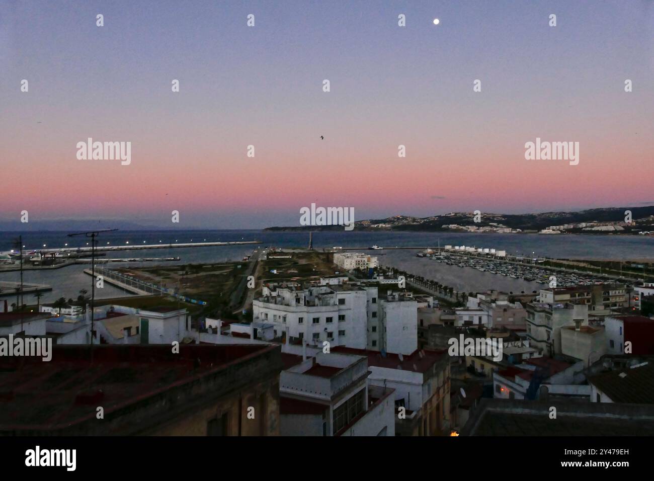 Tangier,Morocco.The old town (medina), enclosed by 15th-century ...