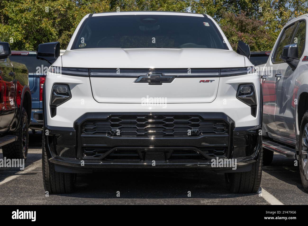 Plainfield - September 15, 2024: Chevrolet Silverado EV RST Electric ...
