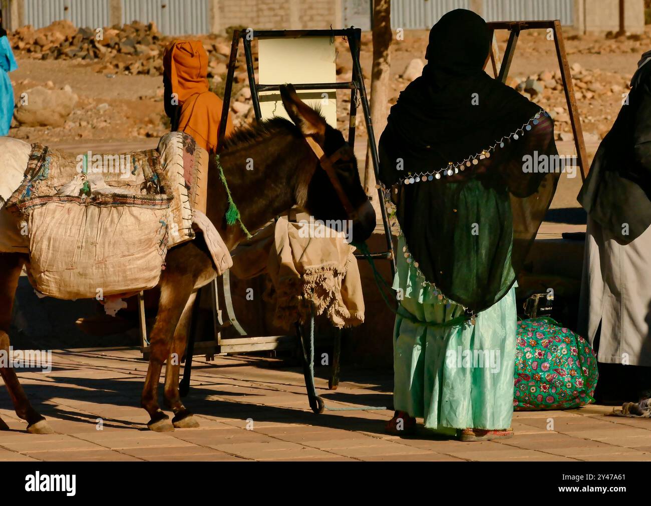 The Tata valley and the Berber Ksars, ancient fortified villages now abandoned, monumental ...