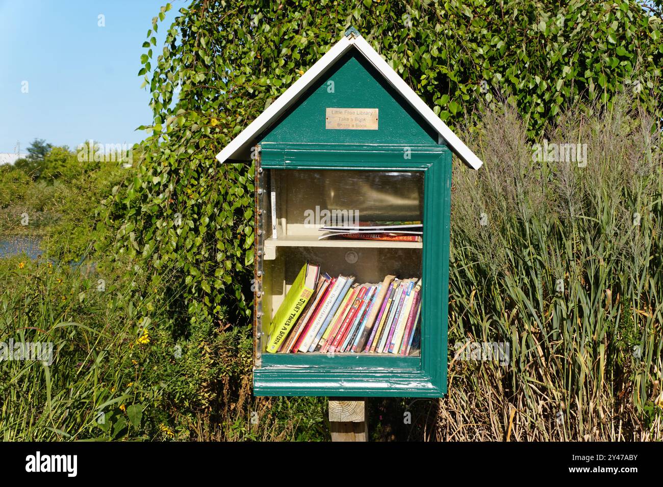 Wilmington, Delaware, U.S.A - September 8, 2024 - The green box of ...